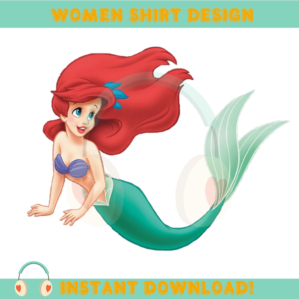 Mermaid Girl Ariel The Little Mermaid Transparent PNG | Inspire Uplift
