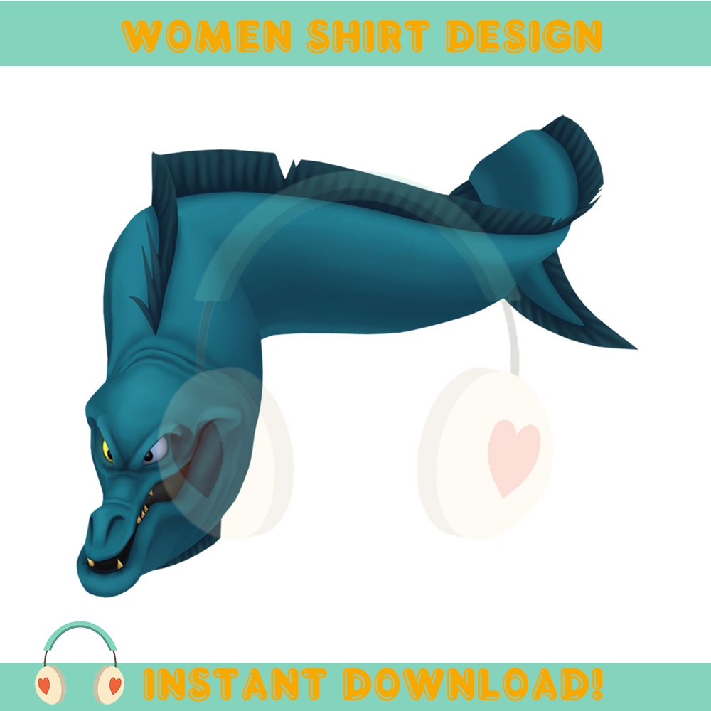 Little Mermaid Villain Eel Flotsam PNG Vector Clipart | Inspire Uplift