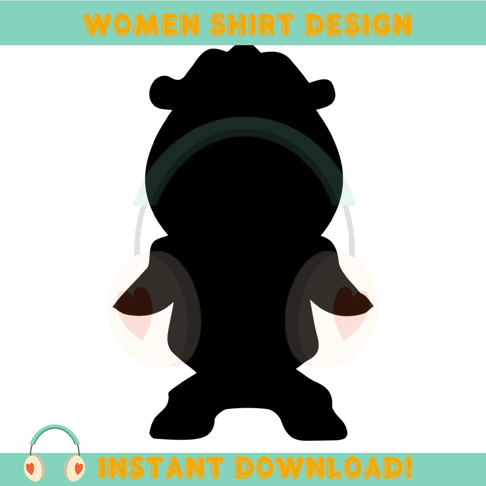 Beauty and The Beast Cogsworth Character Silhouette Vector S | Inspire ...