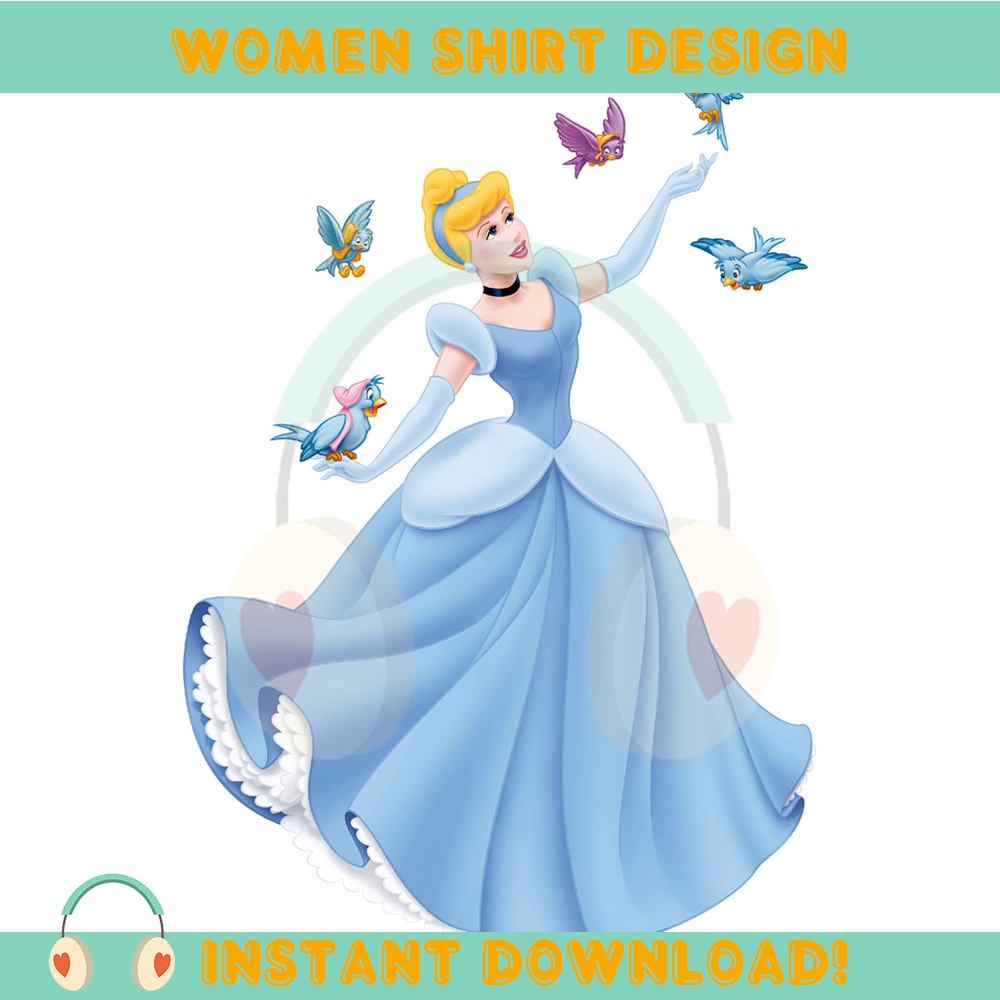 Disney Princess Cinderella Birds Transparent PNG | Inspire Uplift