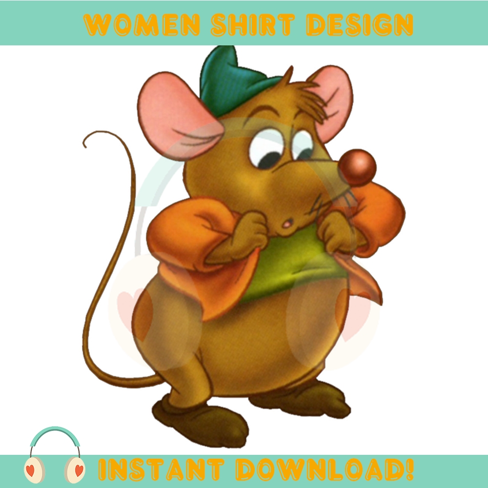 Gus Gus Disney Cinderella Fat Mouse Clipart PNG | Inspire Uplift