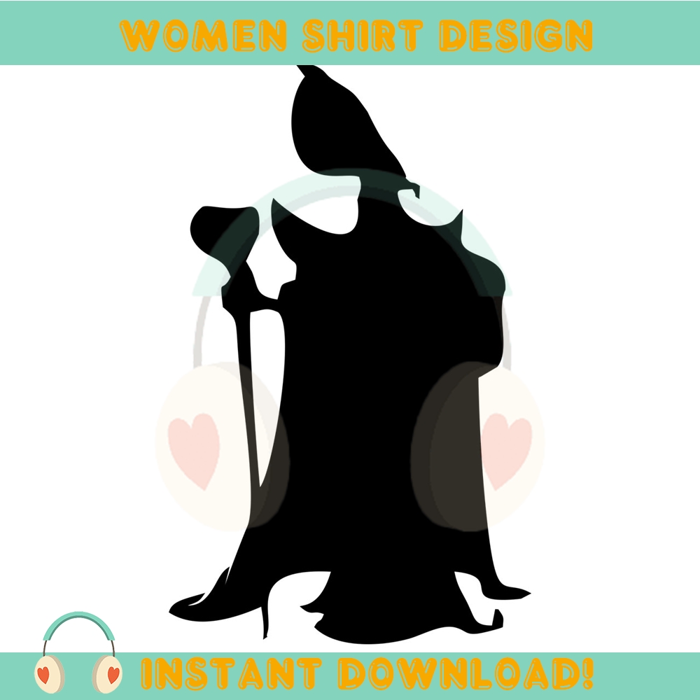 Disney Aladdin Cartoon Jafar Silhouette SVG | Inspire Uplift