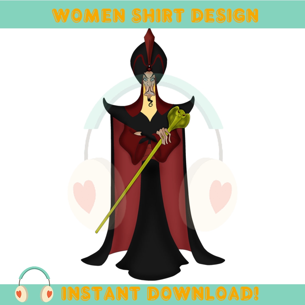 Evil Sorcerer Jafar Disney Aladdin Villain PNG | Inspire Uplift