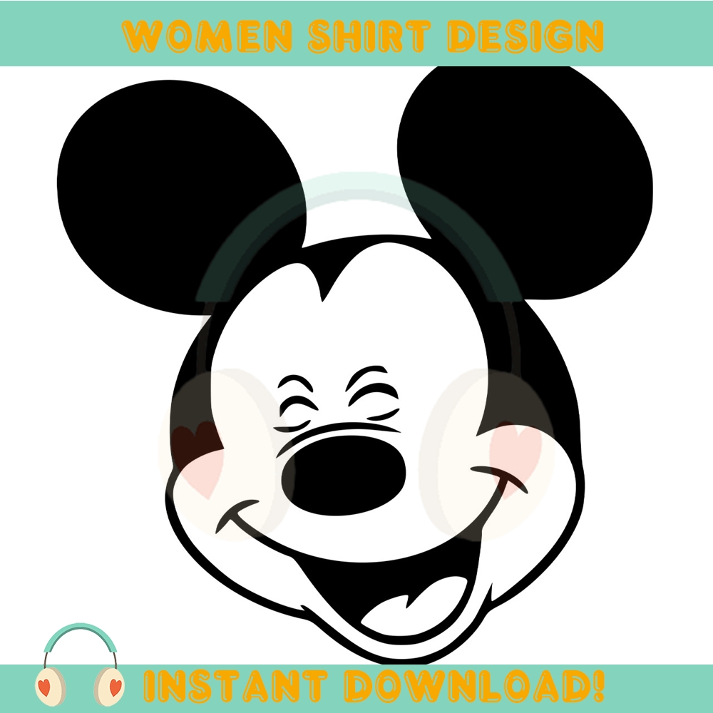 Mickey Laughing Disney Magic Mouse Clipart SVG | Inspire Uplift