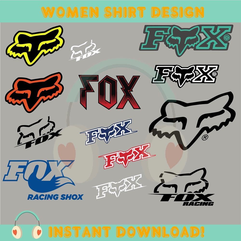 FOX RACING SVG Png Eps and Ai Formats | Inspire Uplift