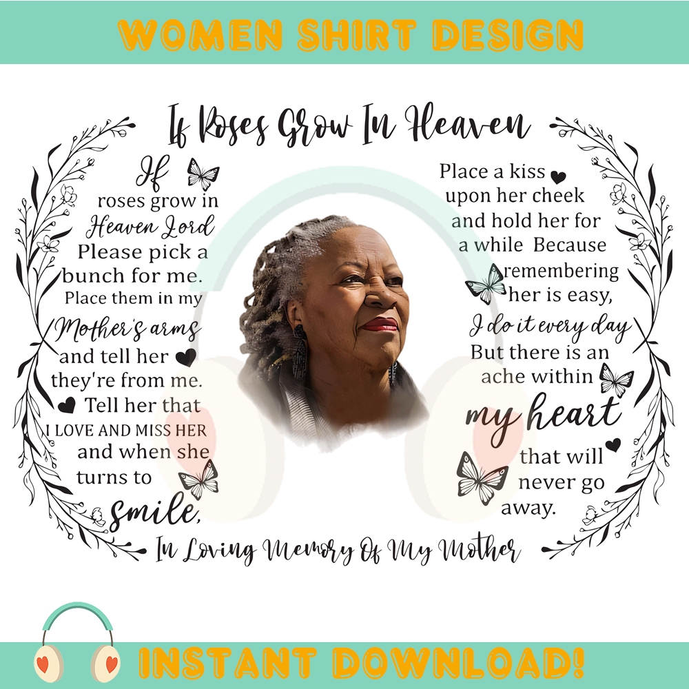 Memorial Svg File For Loss Of Mother, Mom Memorial Svg Files | Inspire ...