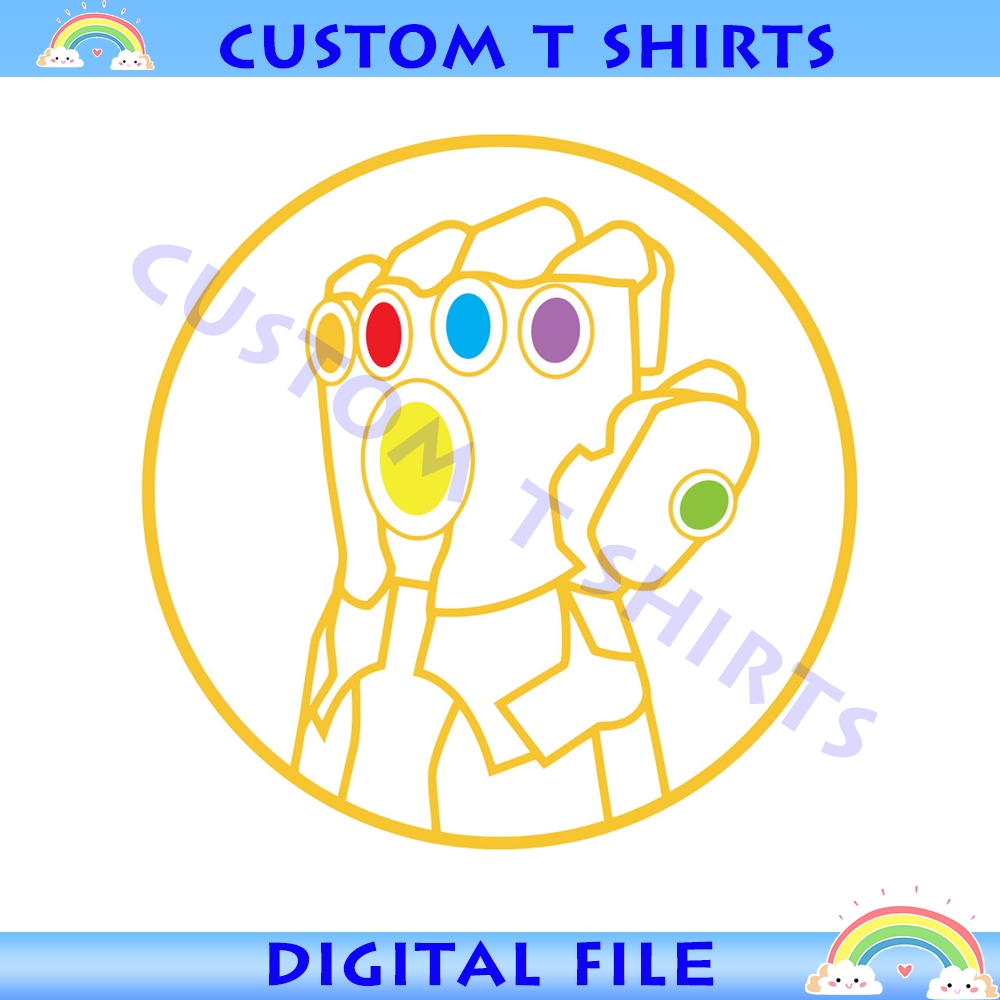 Marvel Avengers Infinity War Infinity Gauntlet SVG | Inspire Uplift