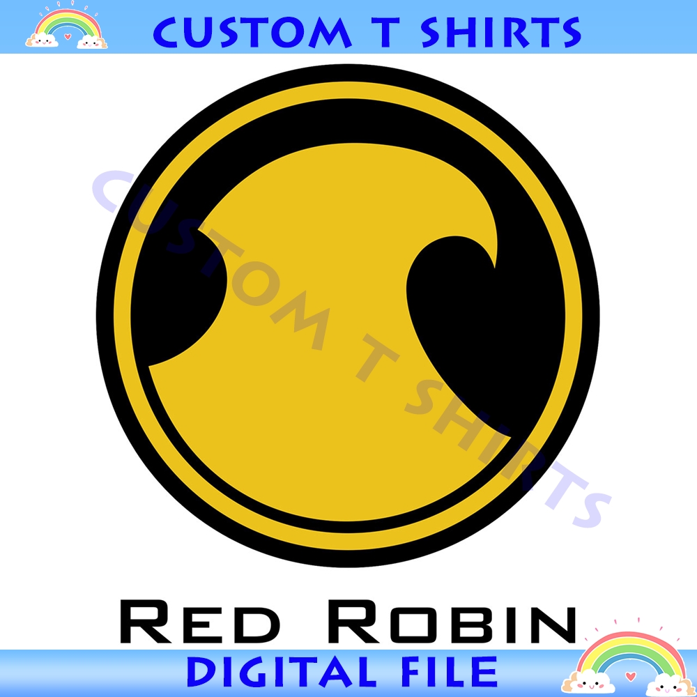 Avengers Superheroes Red Robin Logo SVG | Inspire Uplift