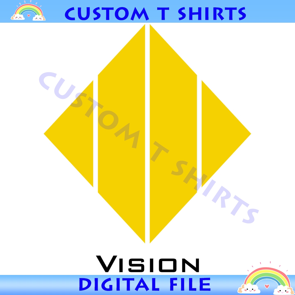 Avengers Superheroes Vision Logo SVG | Inspire Uplift