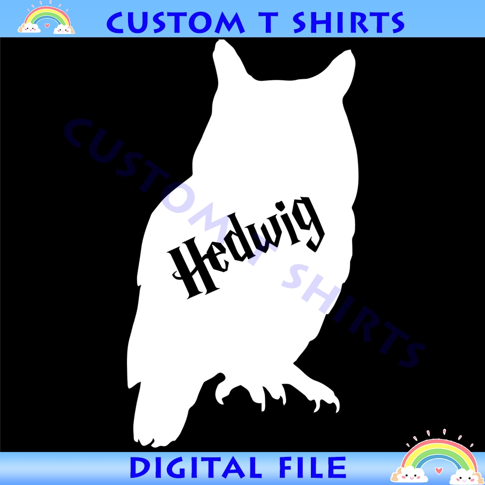 Hedwig Harry Potter Owl SVG Silhouette Vector | Inspire Uplift
