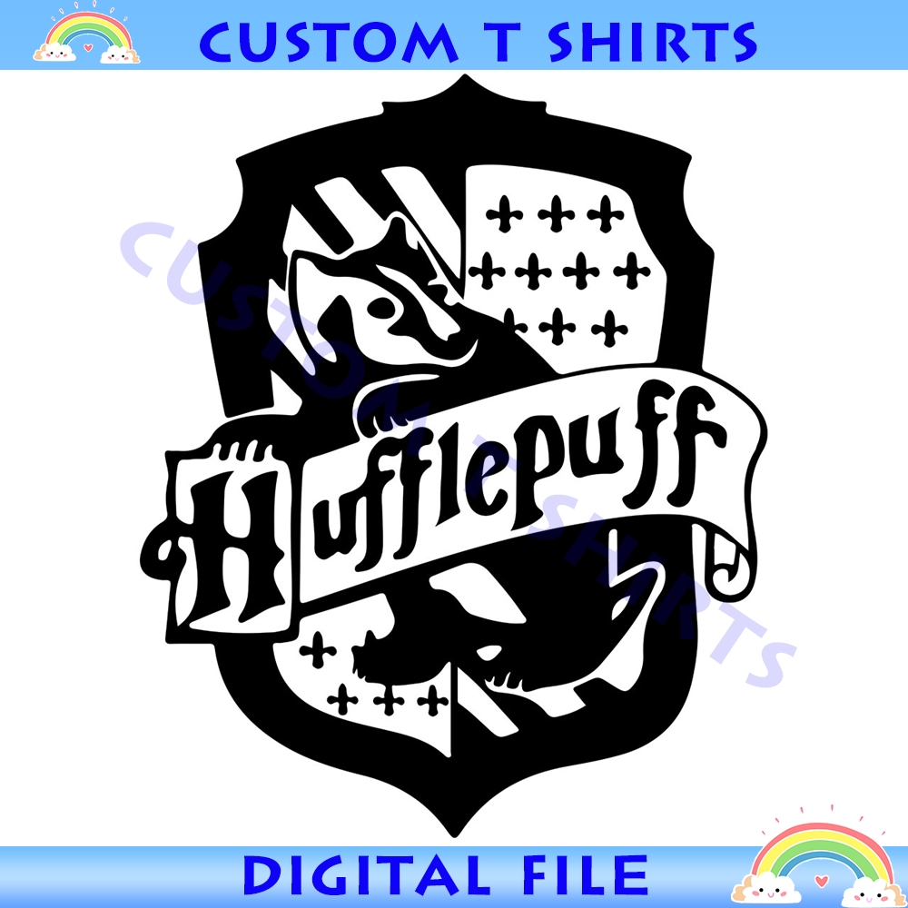 Hufflepuff Logo Harry Potter Quidditch Champions SVG | Inspire Uplift