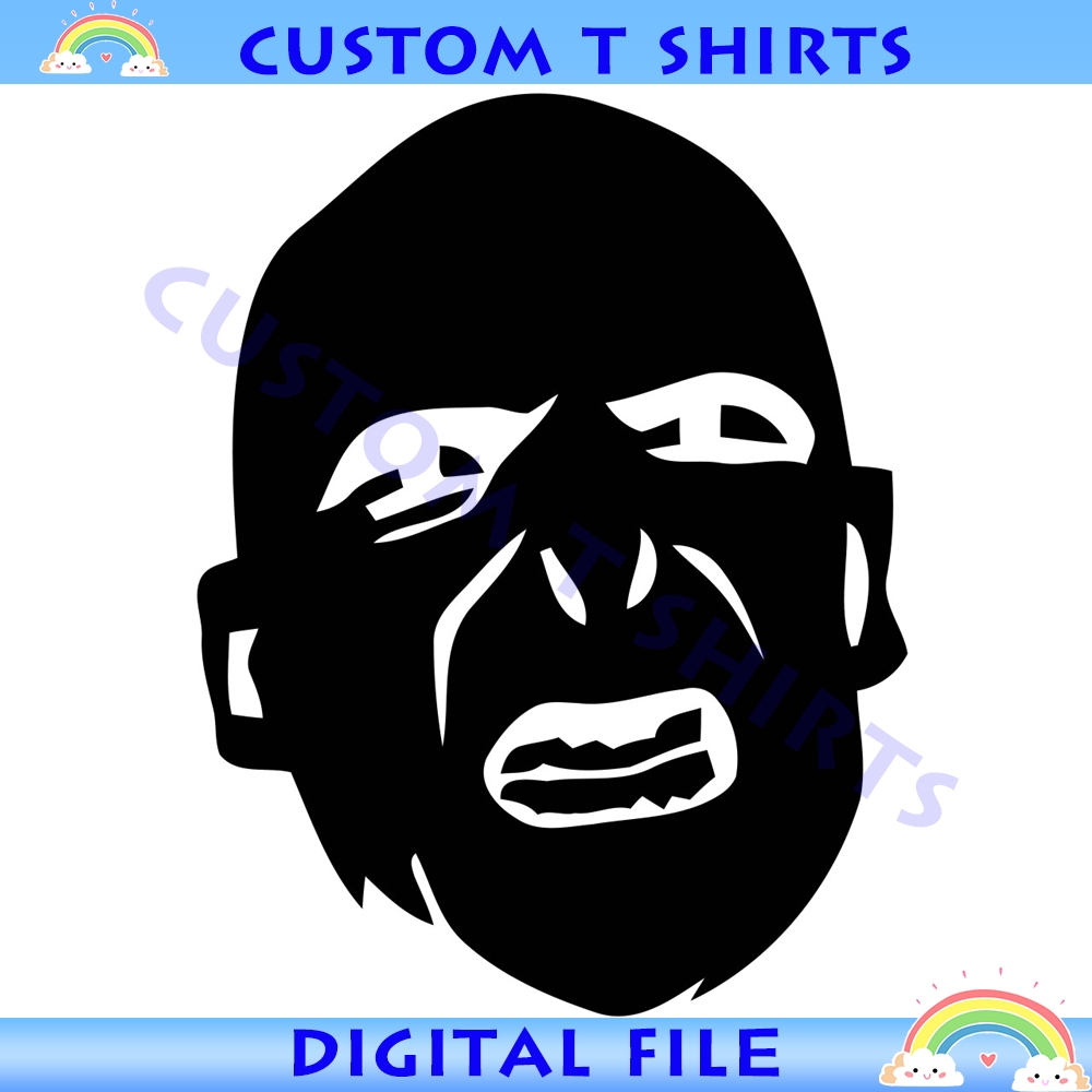 Harry Potter Voldemort Face Silhouette SVG Vector Cut File | Inspire Uplift