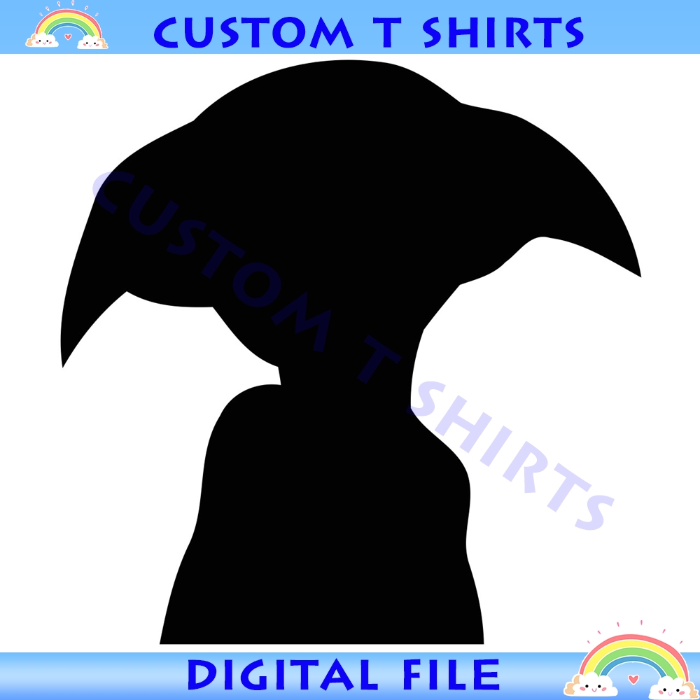 Dobby Harry Potter House Elf Silhouette Vector Digital files | Inspire ...