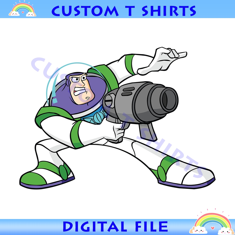 Buzz Lightyear Toy Story Cartoon SVG Vector | Inspire Uplift