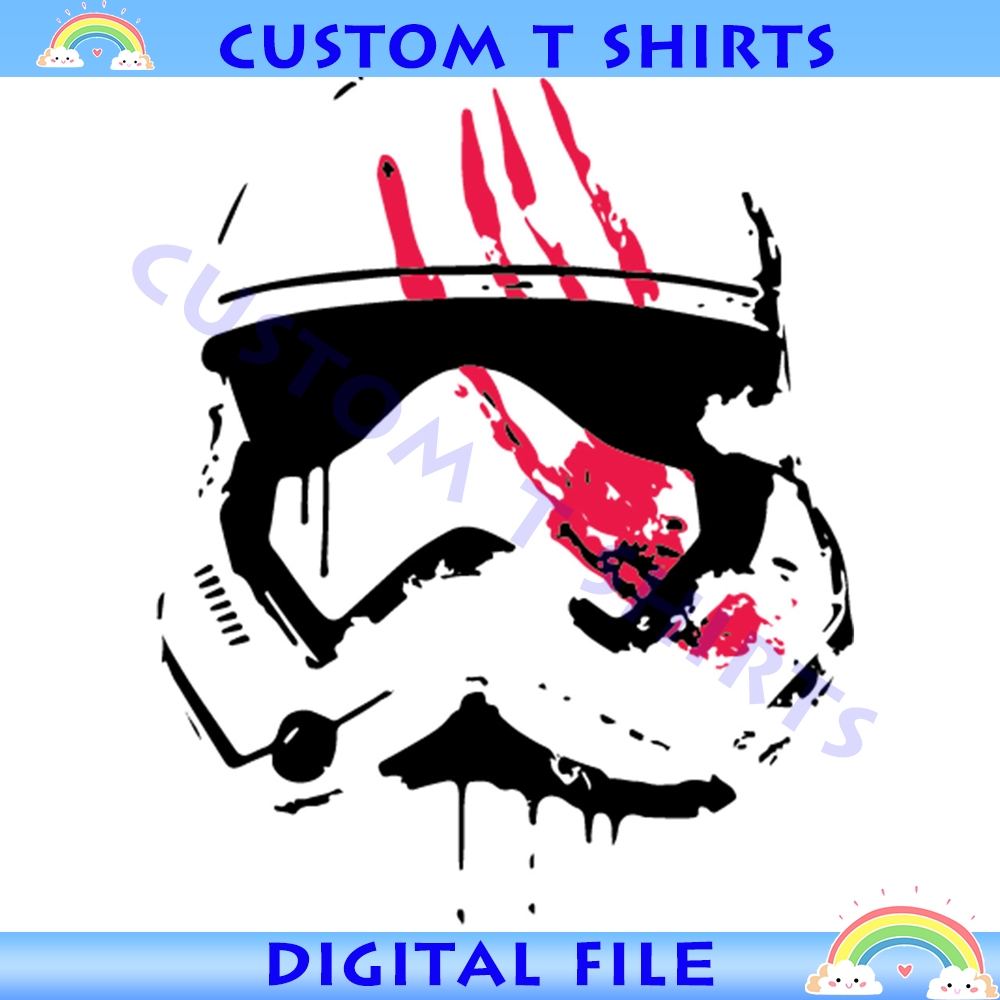 Ripped Claw Helmet Stormtrooper Star Wars Army SVG | Inspire Uplift