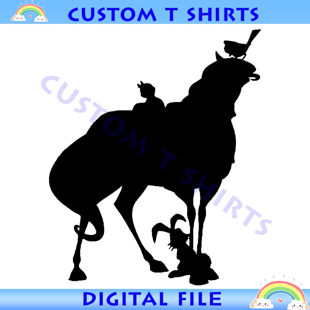 Disney Horse Samson Sleeping Beauty Characters Silhouette SV | Inspire ...