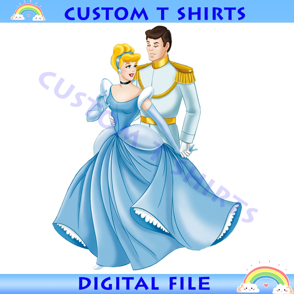 Cinderella And Prince Charming Henry Disney PNG | Inspire Uplift