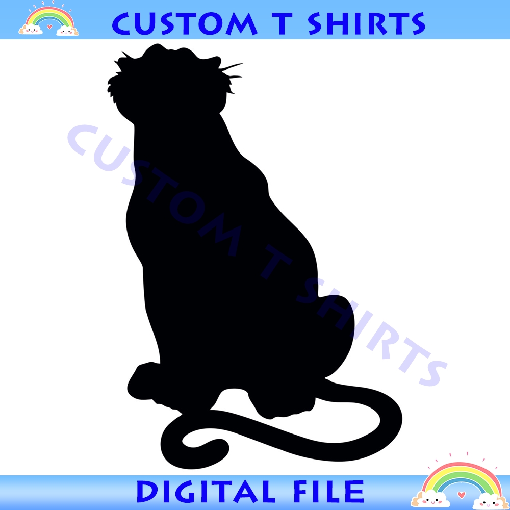 Rajah The Tiger Silhouette Vector SVG | Inspire Uplift