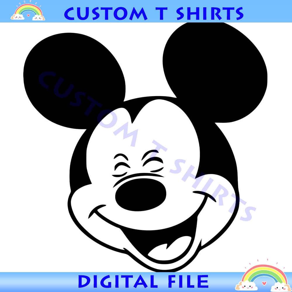 Mickey Laughing Disney Magic Mouse Clipart SVG - Inspire Uplift