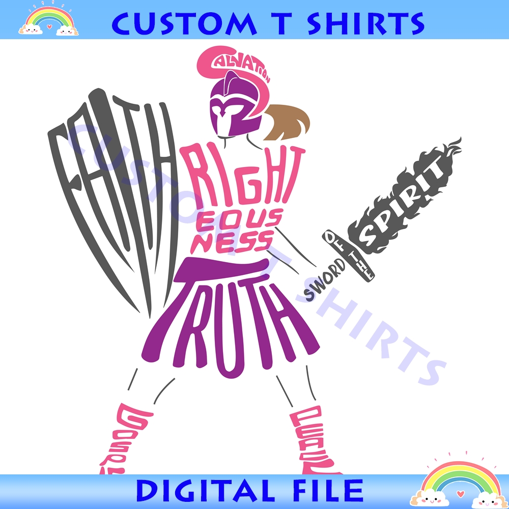Armor of God Svg, Shield of Faith Svg, Sword of the Spirit s | Inspire ...