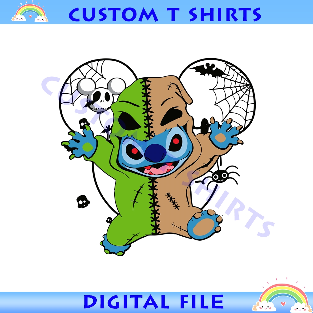 Stitch Oogie Boogie SVG, Oogie Boogie Halloween PNG | Inspire Uplift