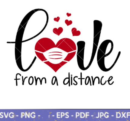 Love-From-A-Distance-Svg-Valentines-Day-Svg-Valentine-Svg-Lo - Inspire ...