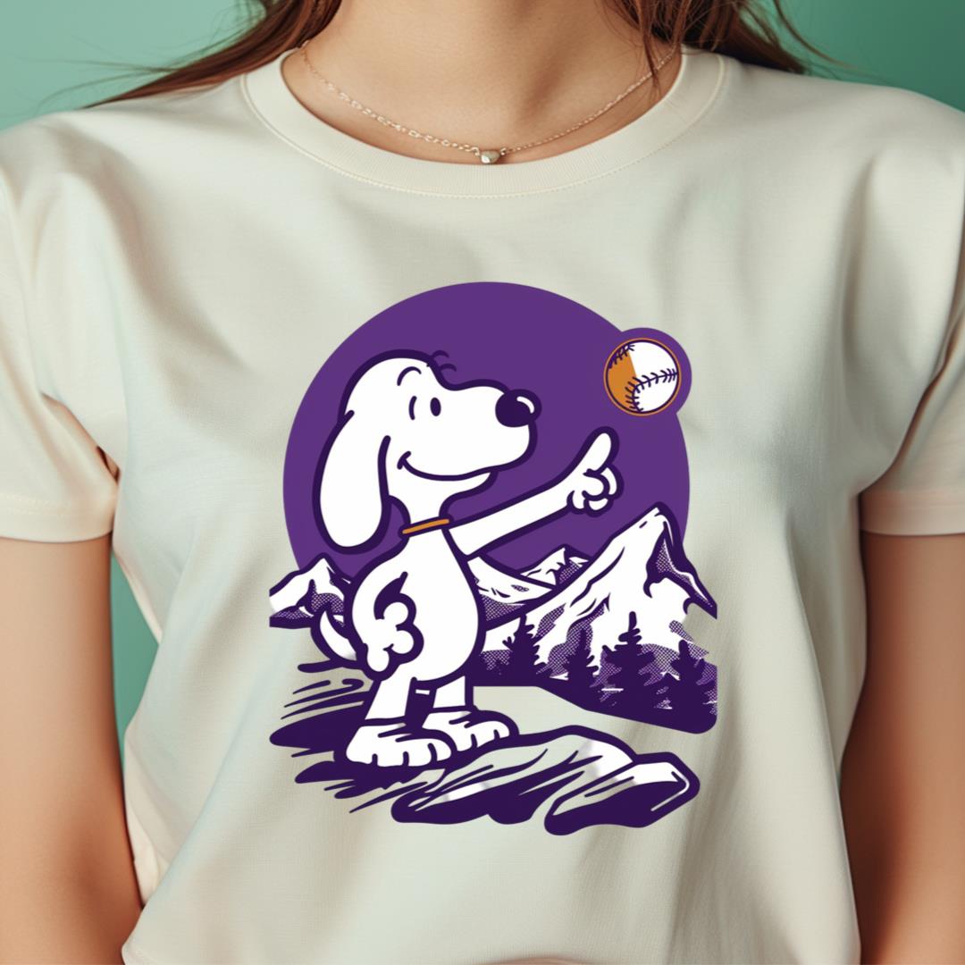 Snoopy Guards Home Rockies Logo PNG, Snoopy Vs Colorado Rock | Inspire ...