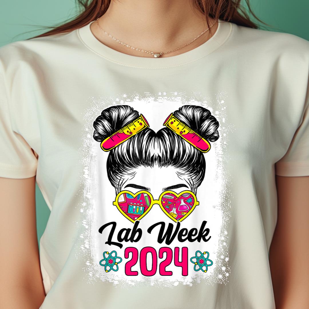 Bleached Messy Bun Lab Week 2024 Medical PNG, Dexter Laborat | Inspire ...