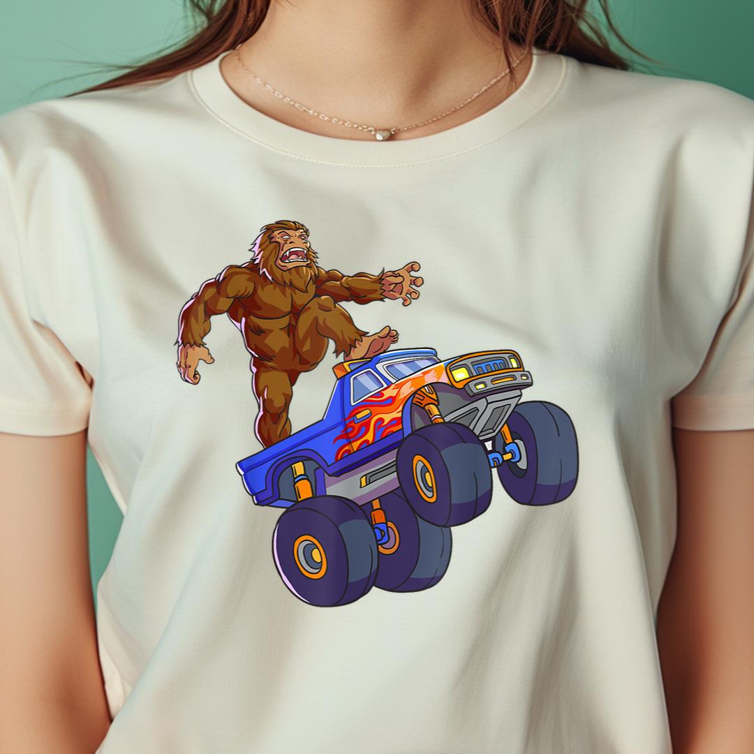 Bigfoot Riding Monster Truck PNG, The Sesame Street Monsters | Inspire ...