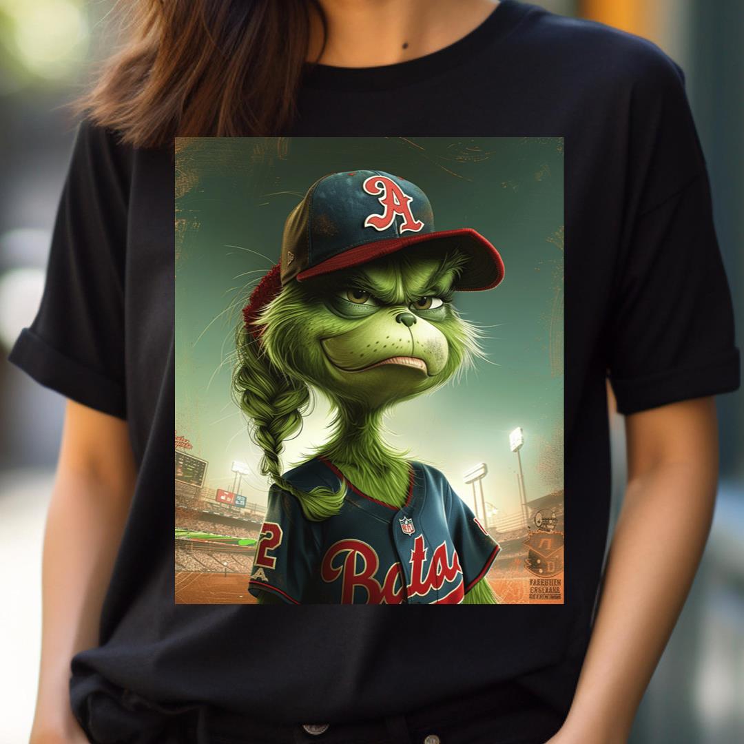 The Grinch Vs Atlanta Braves Pine Power Play PNG, The Grinch | Inspire ...