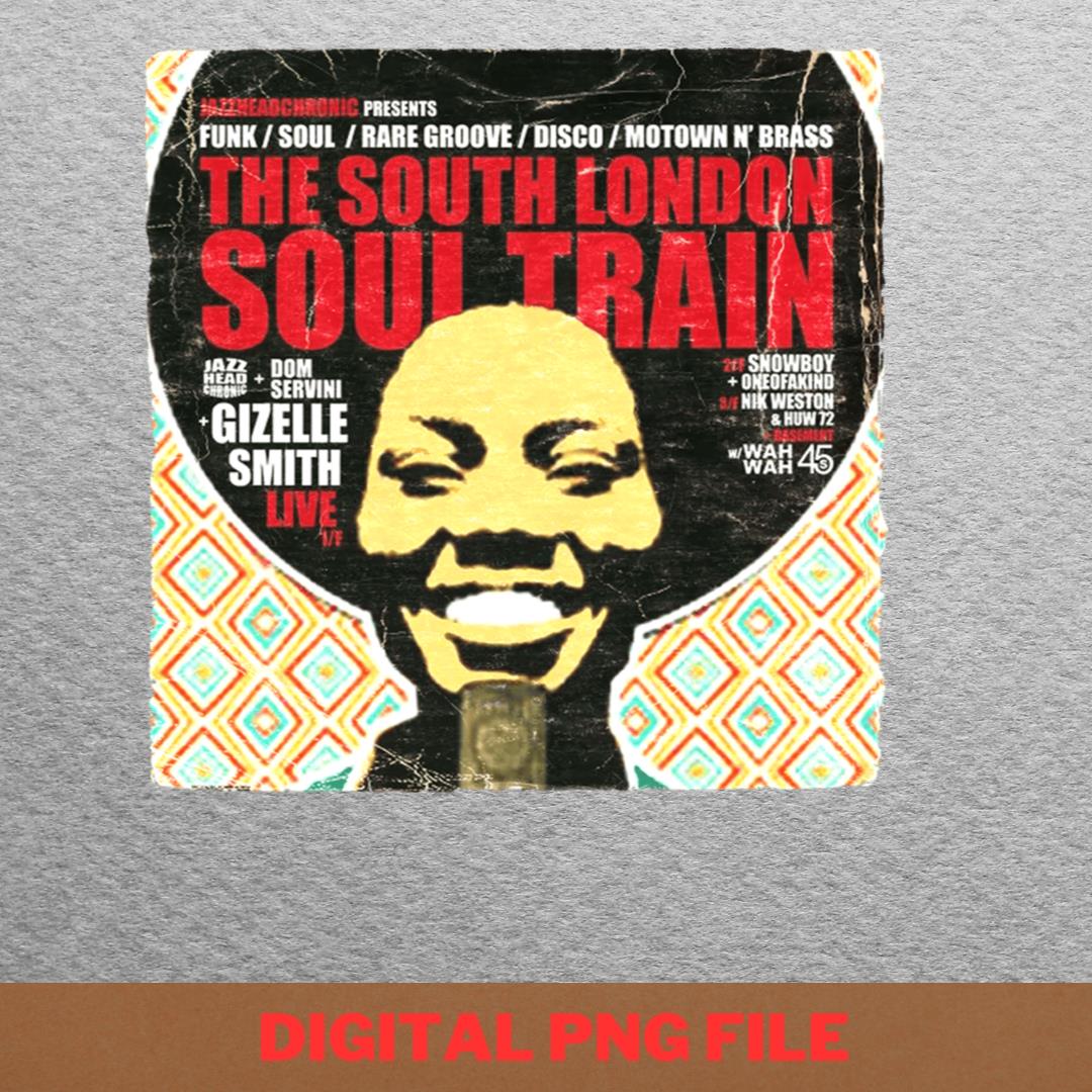 Poster Tour The South London Soul Train Moves Montage PNG, S - Inspire ...