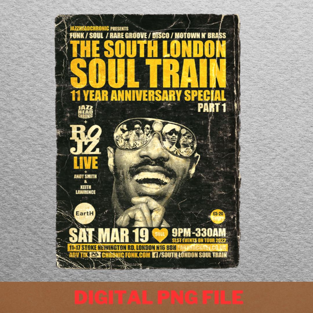 Poster Tour The South London Soul Train Soulful Sojourn PNG, | Inspire ...