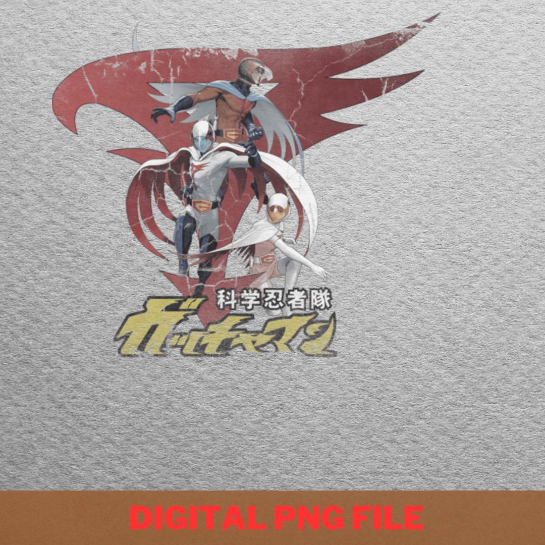 Gatchaman Daring Team PNG, Gatchaman PNG, Battle Of The Plan | Inspire ...
