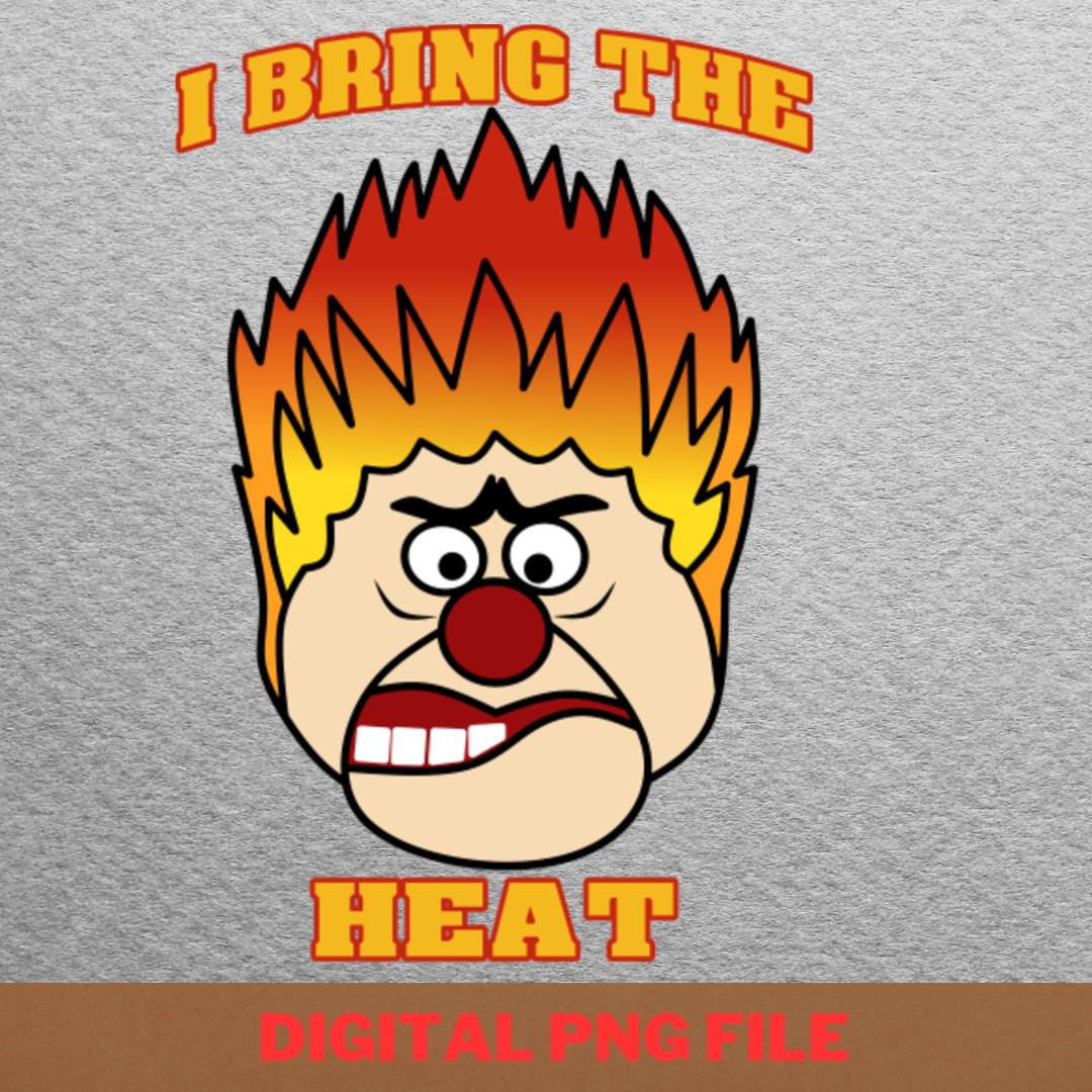 I Bring The Heat - Heat Miser Bright PNG, Heat Miser PNG, Ha | Inspire ...