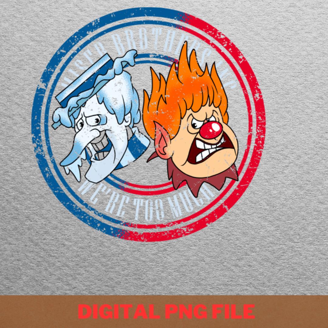 Miser Brothers - Heat Miser Illuminated PNG, Heat Miser PNG, | Inspire ...