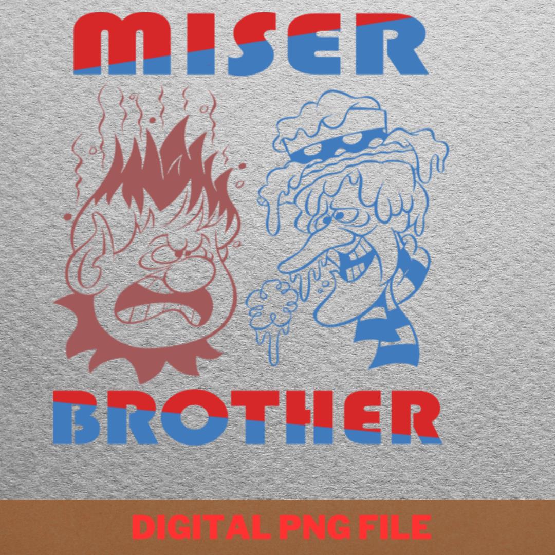 Miser Brothers By Abstrack Night - Heat Miser Awesome PNG, H | Inspire ...