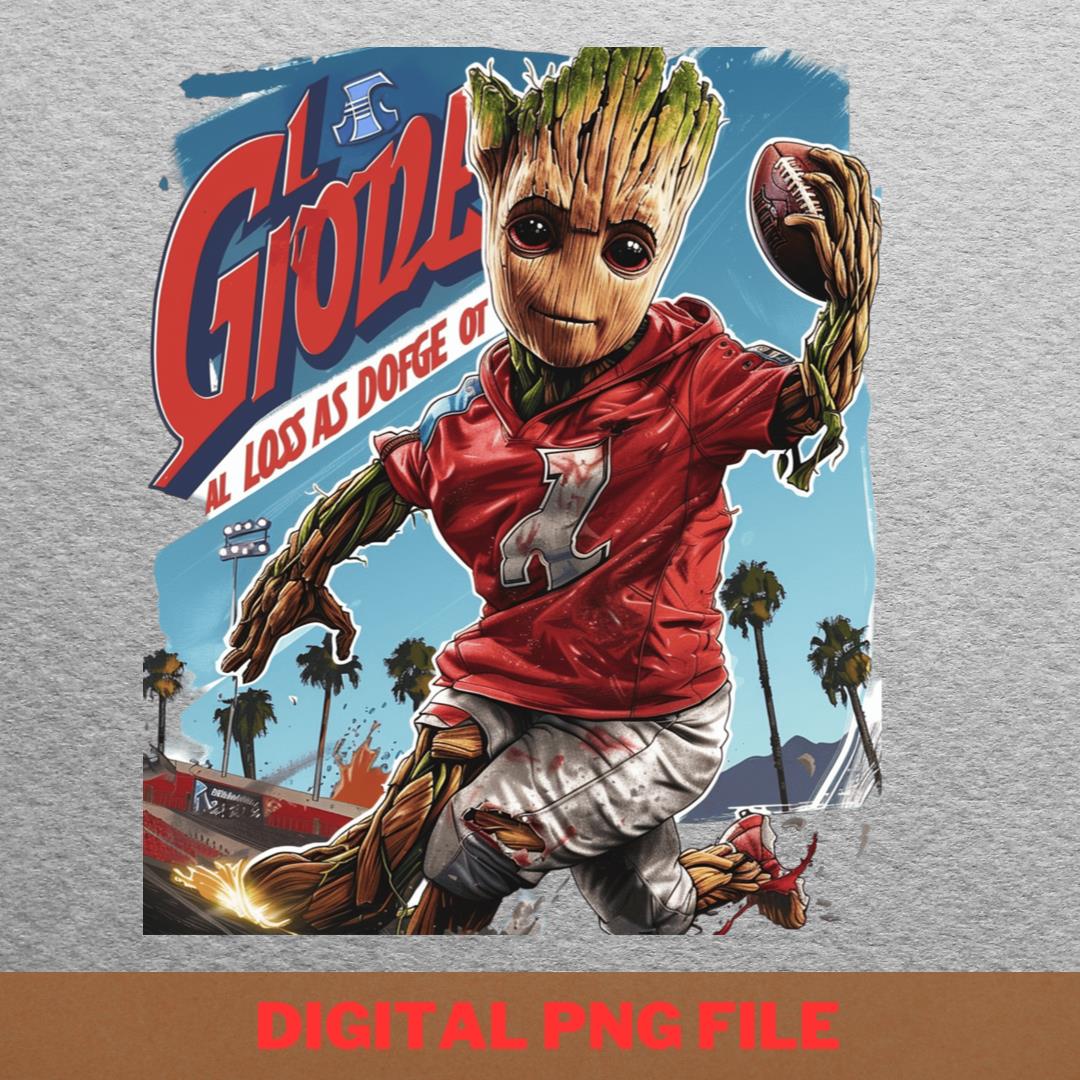 Groot Vs Los Angeles Dodgers Timber Tactical PNG, Groot PNG, | Inspire ...