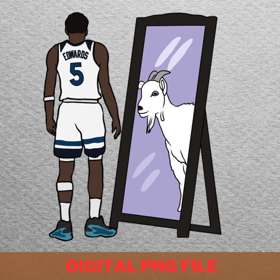 Anthony Edwards Mirror Goat Agility PNG, Anthony Edwards PNG - Inspire ...