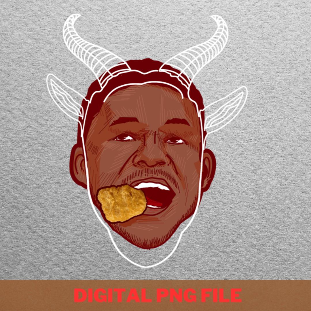 The Goat Anthony Edwards Eats Nuggets Drive PNG, Anthony Edw | Inspire ...