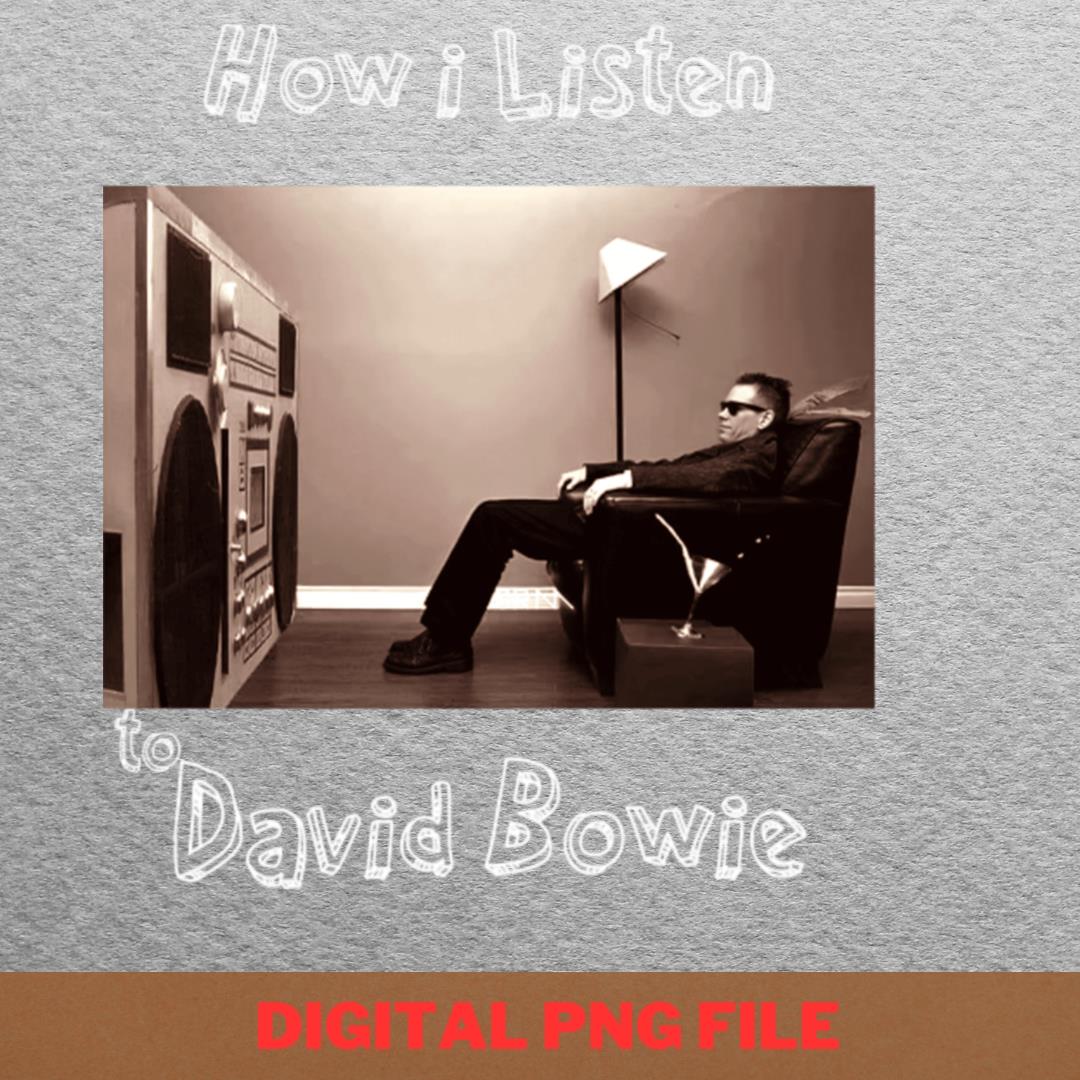 How I Listen David - Bowie Expression Freedom PNG, David Bow | Inspire ...