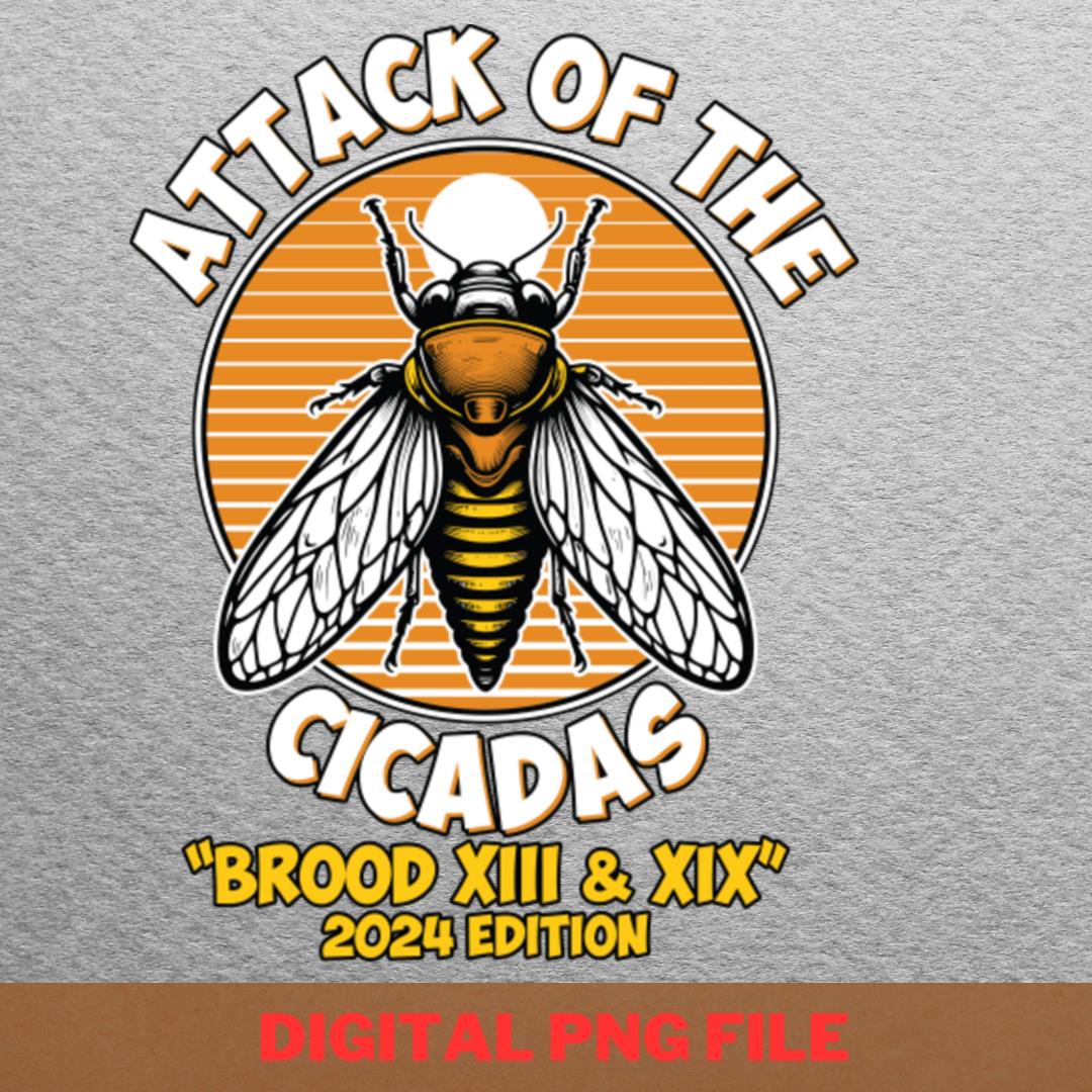 Cicada 2024 Brood PNG, Cicada 2024 PNG, Bug Lover Digital Pn - Inspire ...