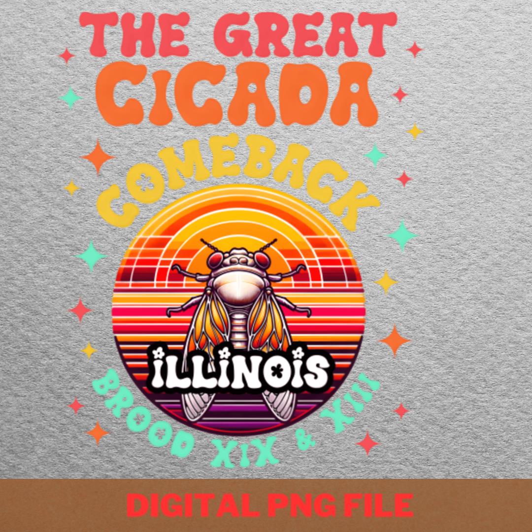 Cicada 2024 Invasion PNG, Cicada 2024 PNG, Bug Lover Digital | Inspire ...