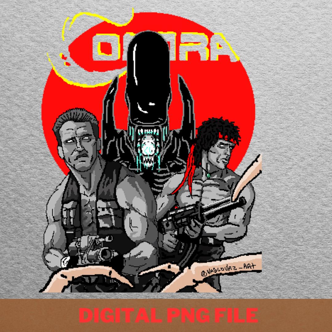 Alien Contra Invasion PNG, Contra PNG, Video Games Digital P | Inspire ...