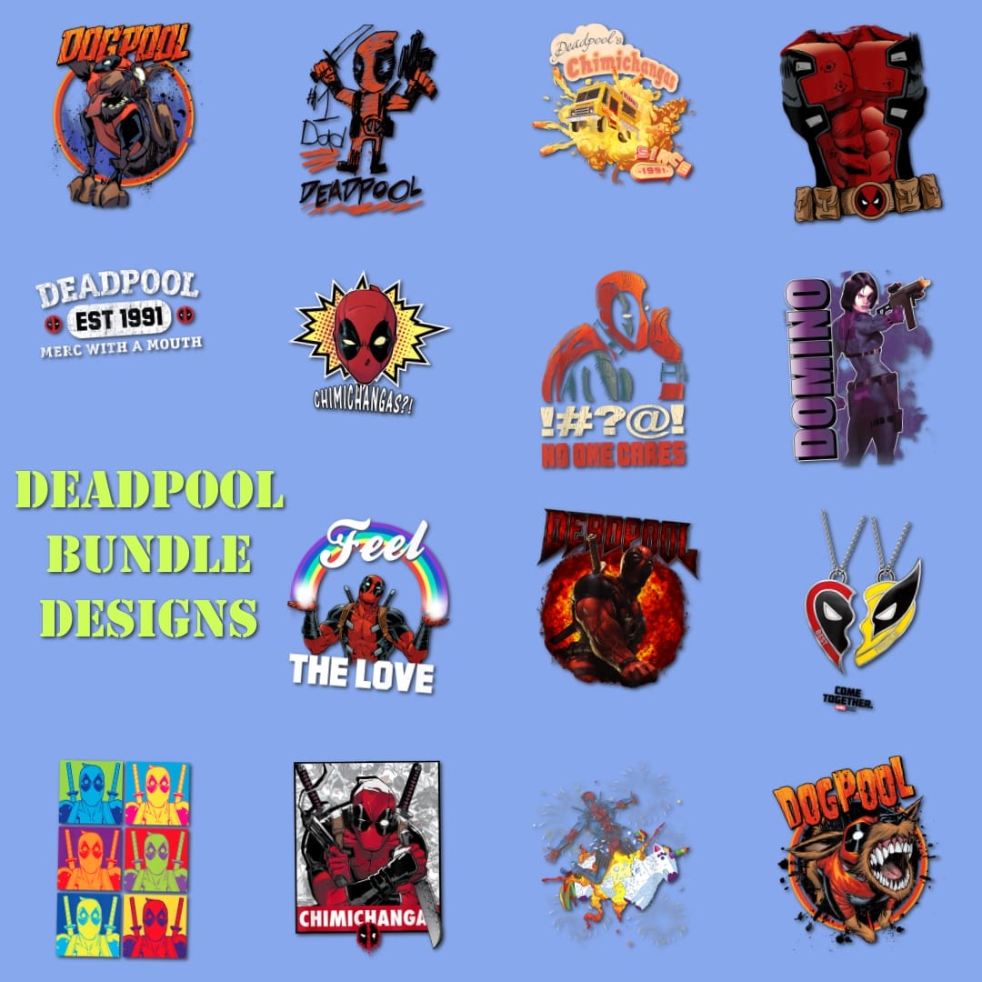 15 Marvel Deadpool Png, Marvel Deadpool Vector Bundle Png, M | Inspire ...