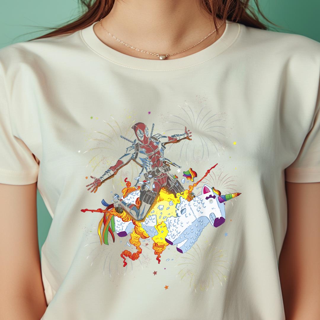 Marvel Deadpool Americana Fireworks Pinata Ride PNG, Deadpoo | Inspire ...