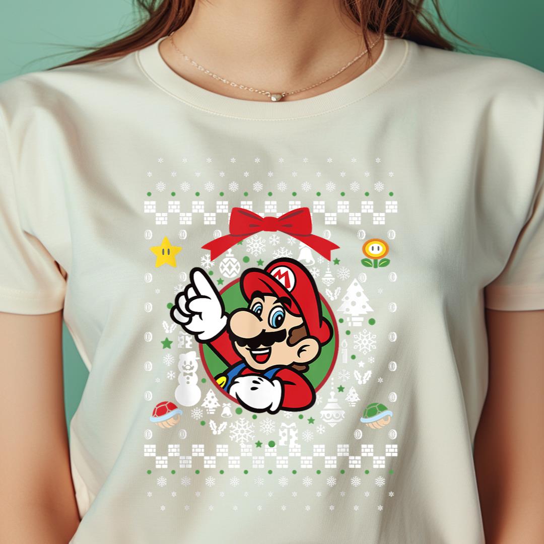 Super Mario Classic Ugly Christmas Mario PNG, Super Mario PN - Inspire ...