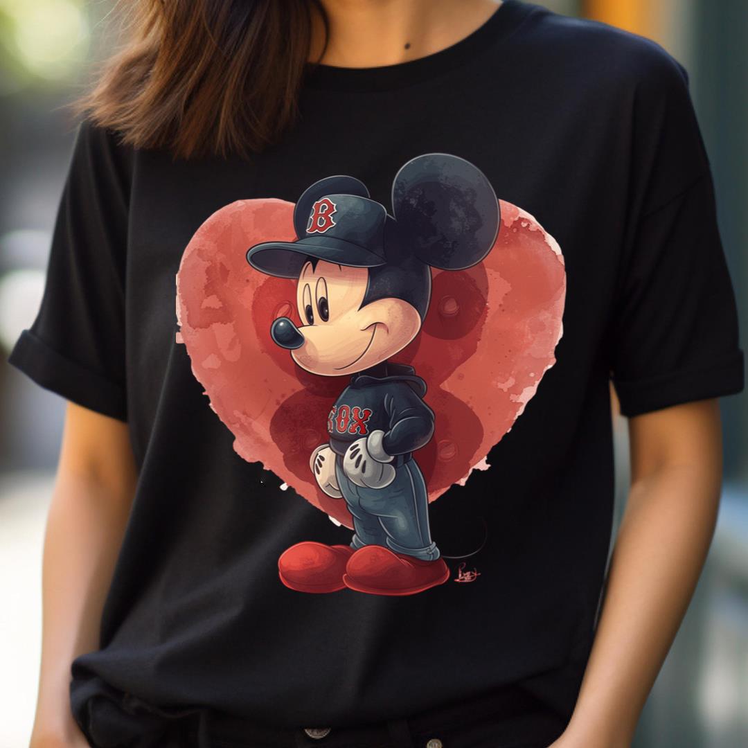 Mickey Mouse Vs Boston Red Sox Red Sox Retreat PNG, Micky Mo | Inspire ...