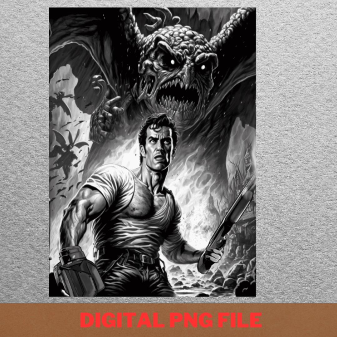 Ash Vs Evil Dead Inspiring PNG, Evil Dead PNG, Halloween Dig | Inspire ...