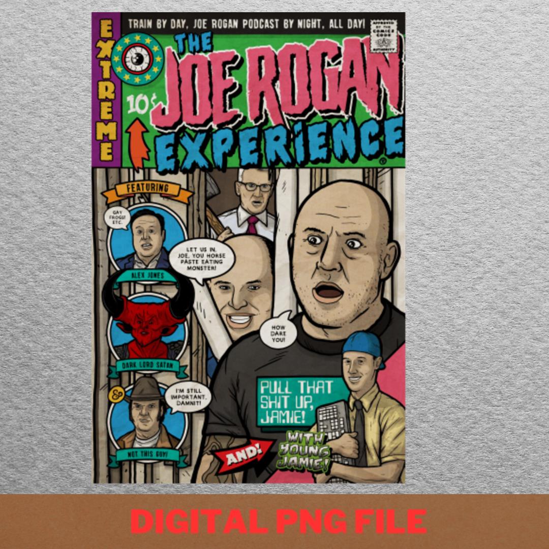 Joe Rogan Curiosity PNG, Joe Rogan PNG, Bobby Lee Digital Pn | Inspire ...