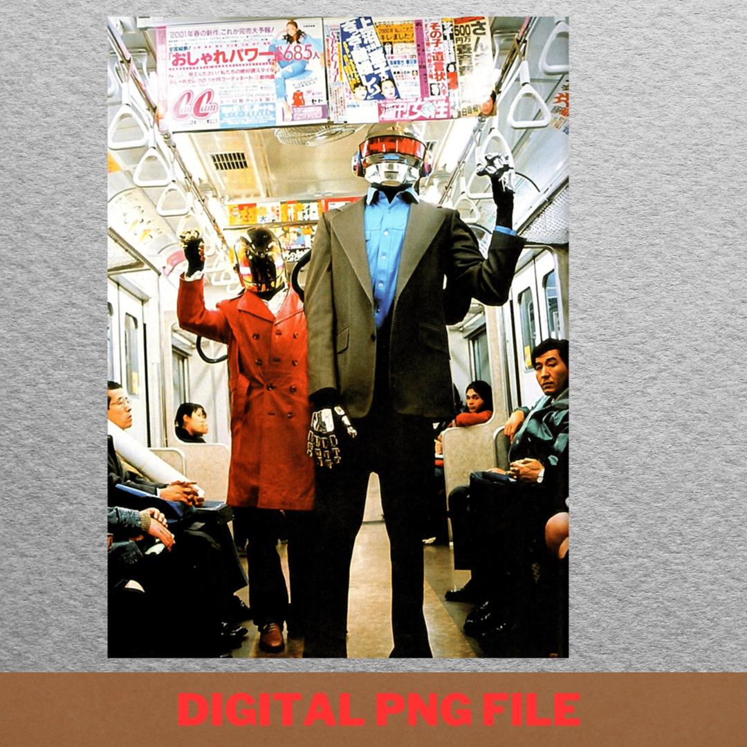 Daft Punk Spirit PNG, Daft Punk PNG, Electro Digital Png Fil | Inspire Uplift